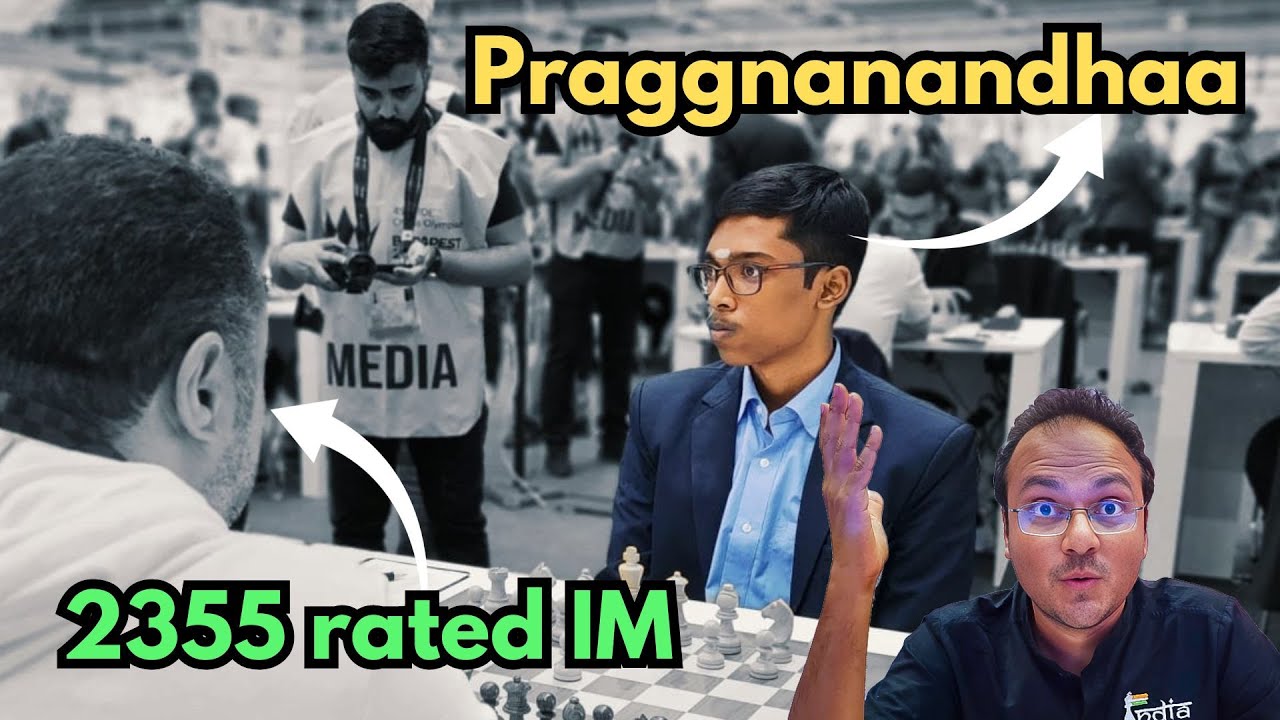 Praggnanandhaa’s fabulous first game at the Chess Olympiad 2024 | Pragg ...