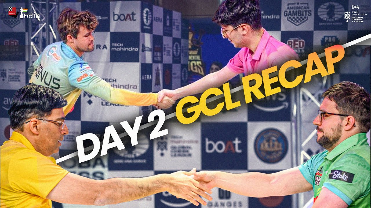 Magnus lost on time against Alireza | DAY 2 RECAP | Tech Mahindra ...