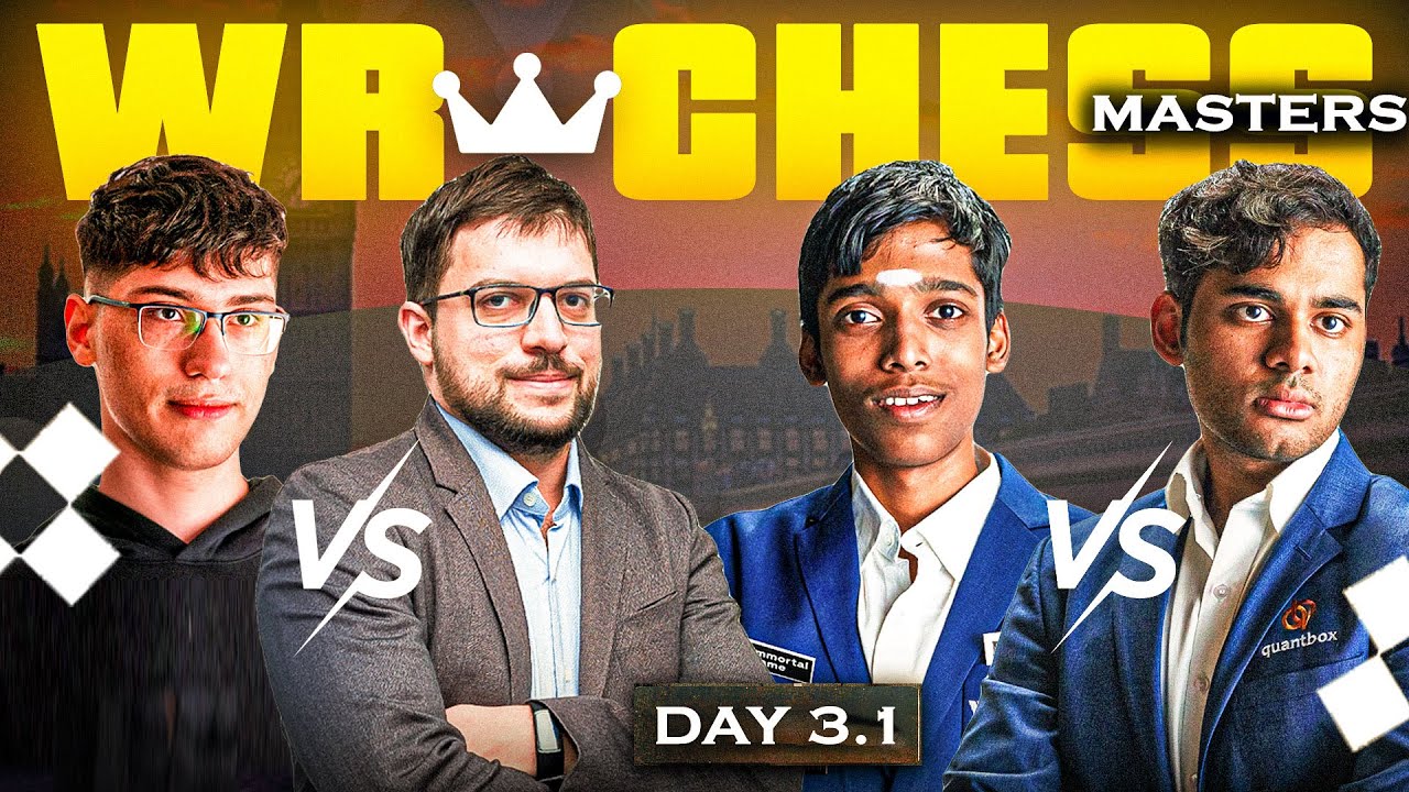 WR Chess Masters 2024 | Finals Game 1 | Arjun vs MVL