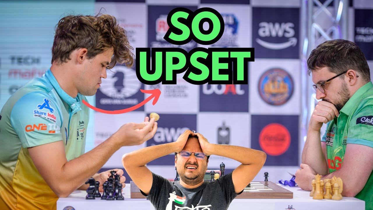 Wow, Magnus Carlsen never makes such blunders | Carlsen vs MVL | Global ...
