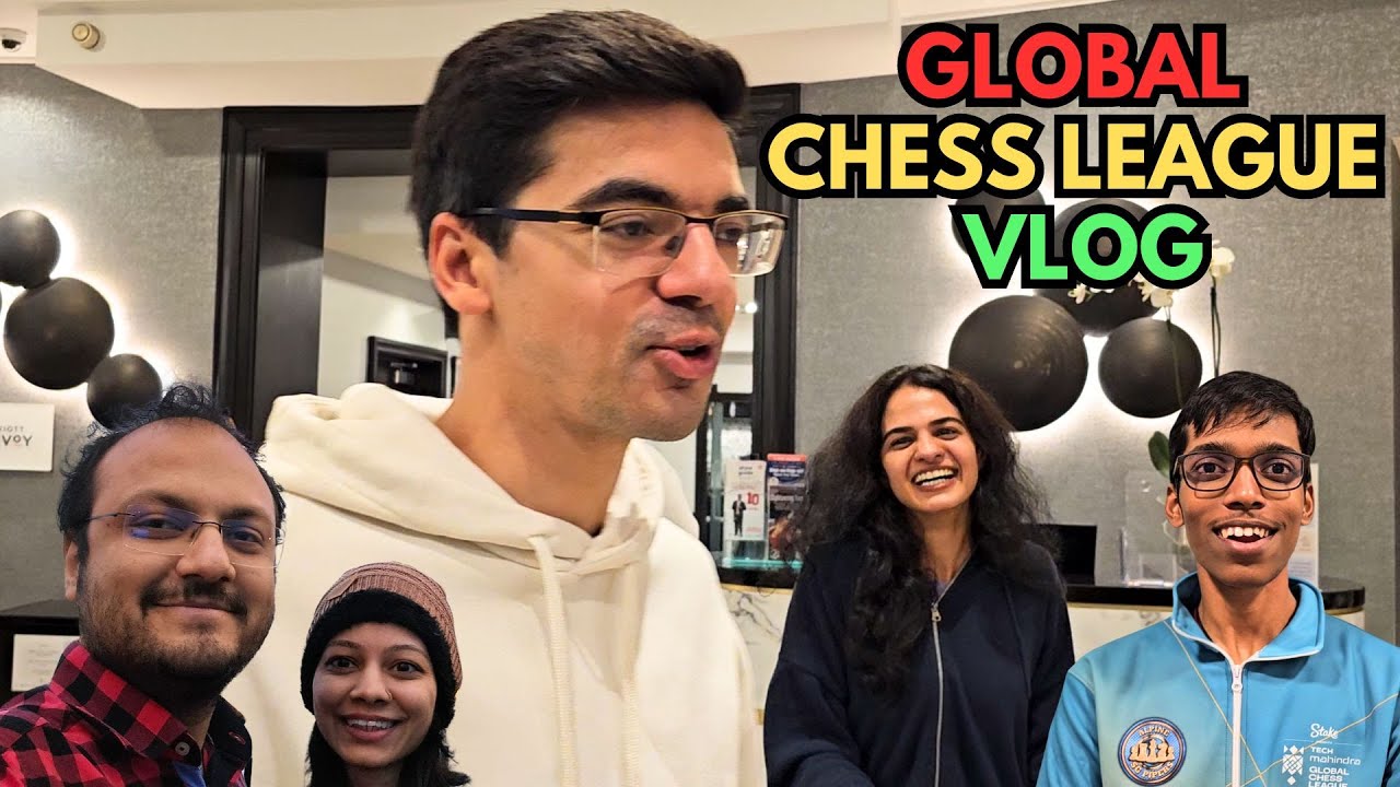 The Anish and Tania banter | Reaching Global Chess League 2024 Vlog