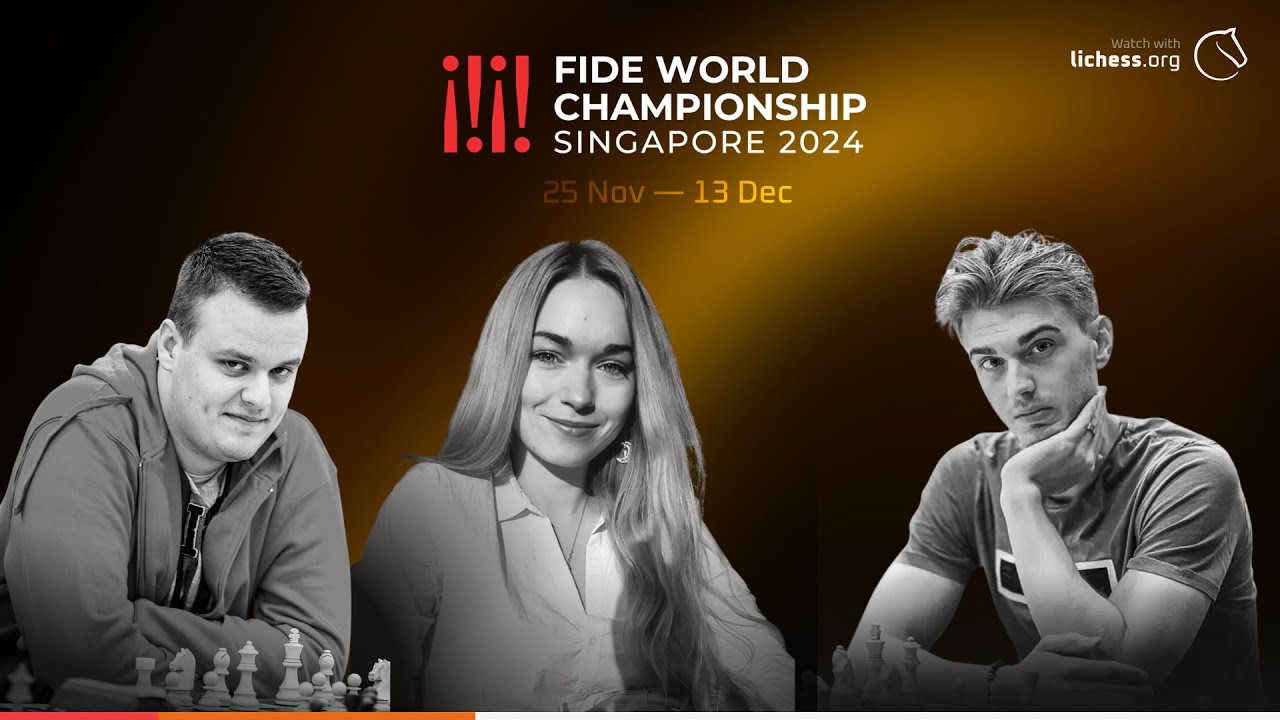 World Chess Championship 2024 R2 w/ IM Laura Unuk, GM Matthew Sadler ...