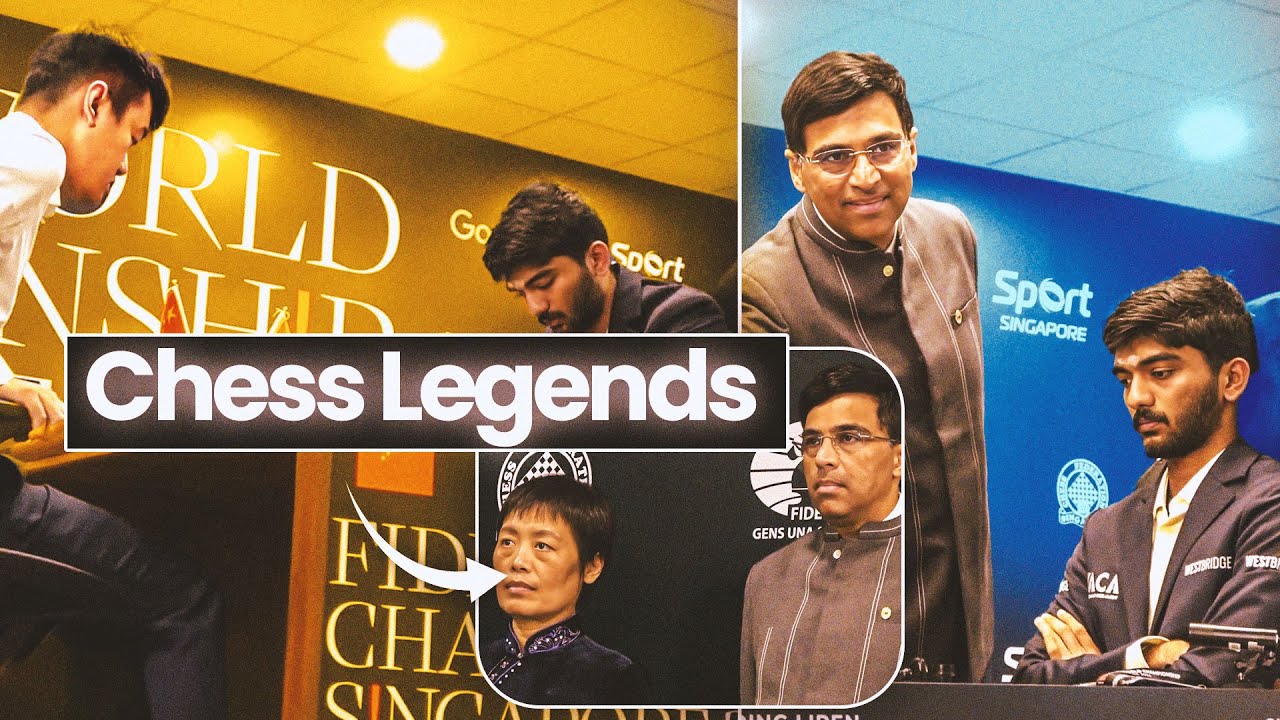 Vishy Anand And Xie Jun Make The First Move | Game Four | World Chess ...