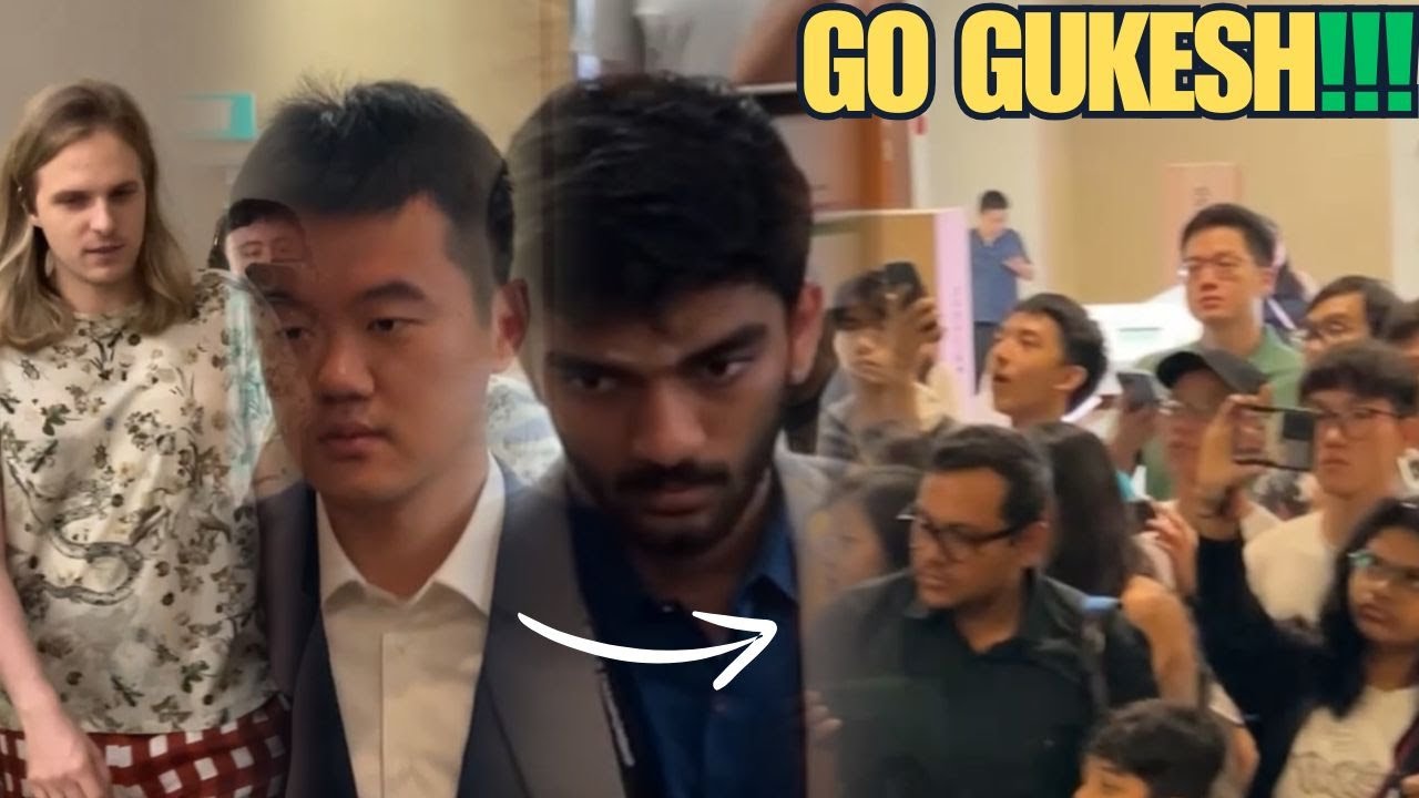 Fans Cheer For Gukesh Before The Game | World Chess Championship ...