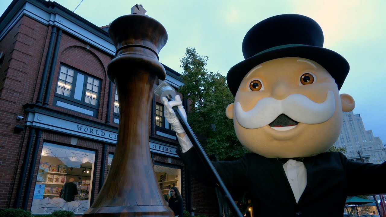 Mr. Monopoly Visits the World Chess Hall of Fame