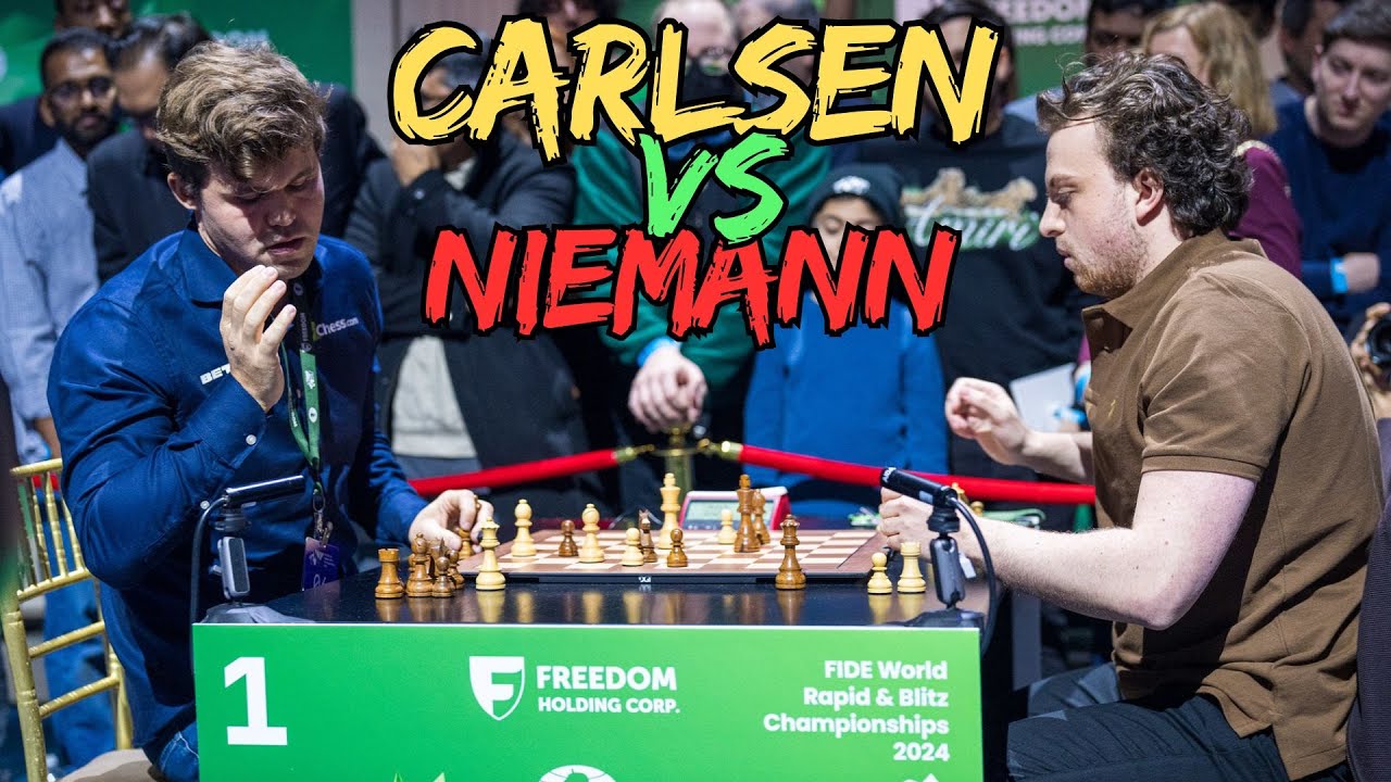 The epic clash between Magnus Carlsen and Hans Niemann! | World Blitz 2024