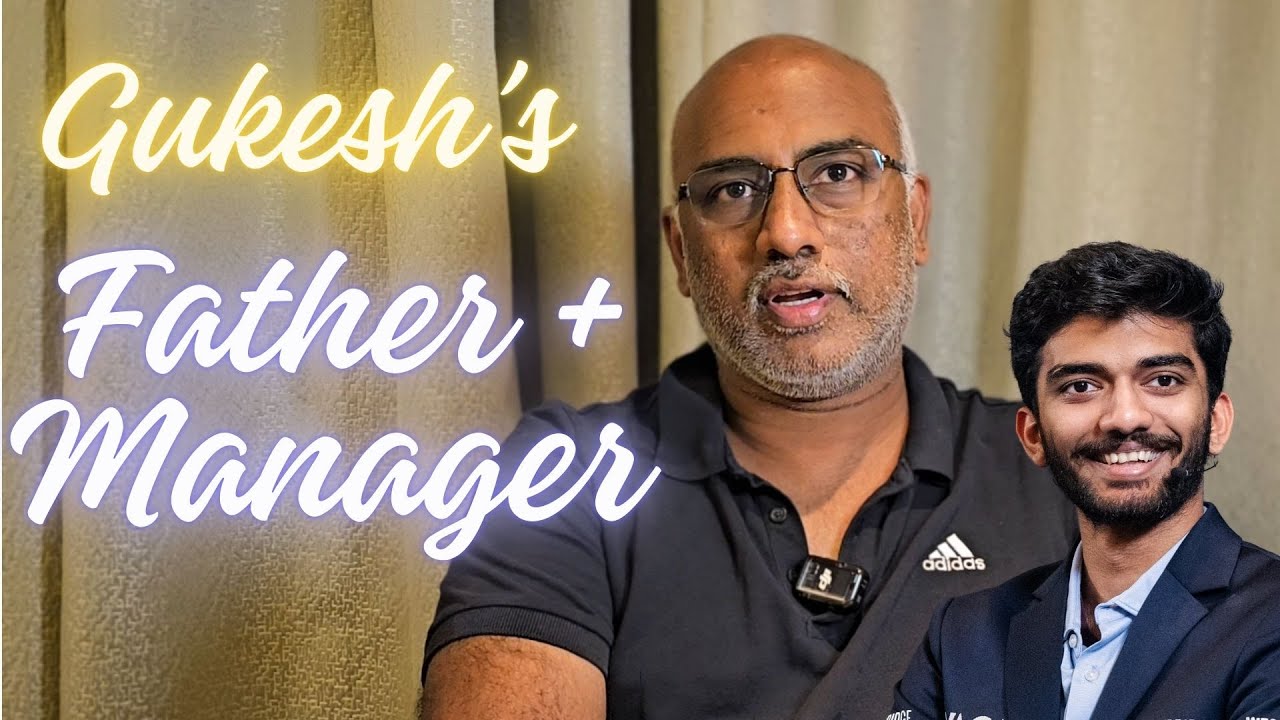 The real life super hero in World Champion Gukesh’s life - Father ...