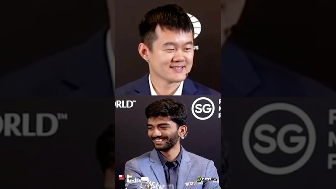 Gukesh & Ding react to Chill Guy Meme ️ #chess #gukesh #dingliren