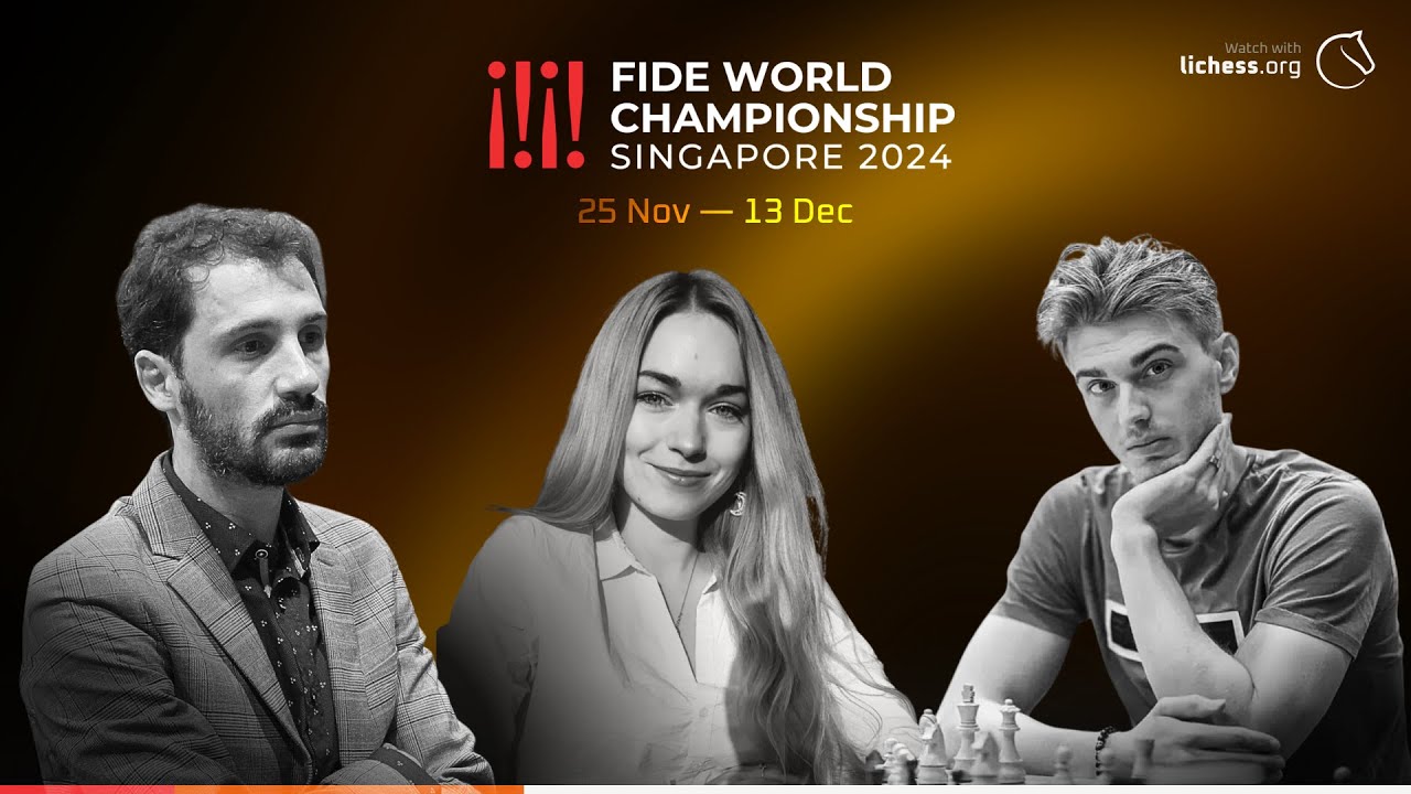 World Chess Championship R14 w/ GM Felix Blohberger, GM Ivan Cheparinov ...