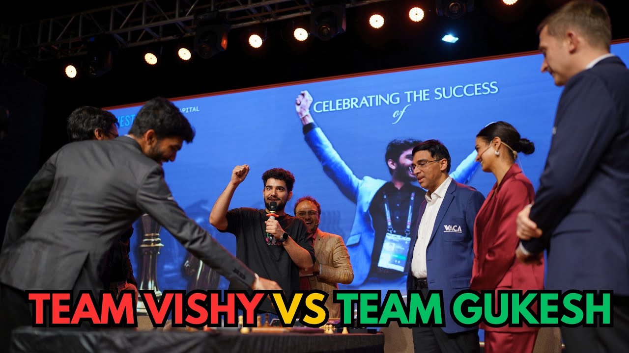 The Battle of World Champions | Team Vishy vs Team Gukesh | WACA ...