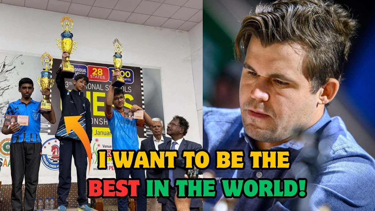 “I am inspired by Magnus Carlsen!” | National Schools U-15 Champion ...