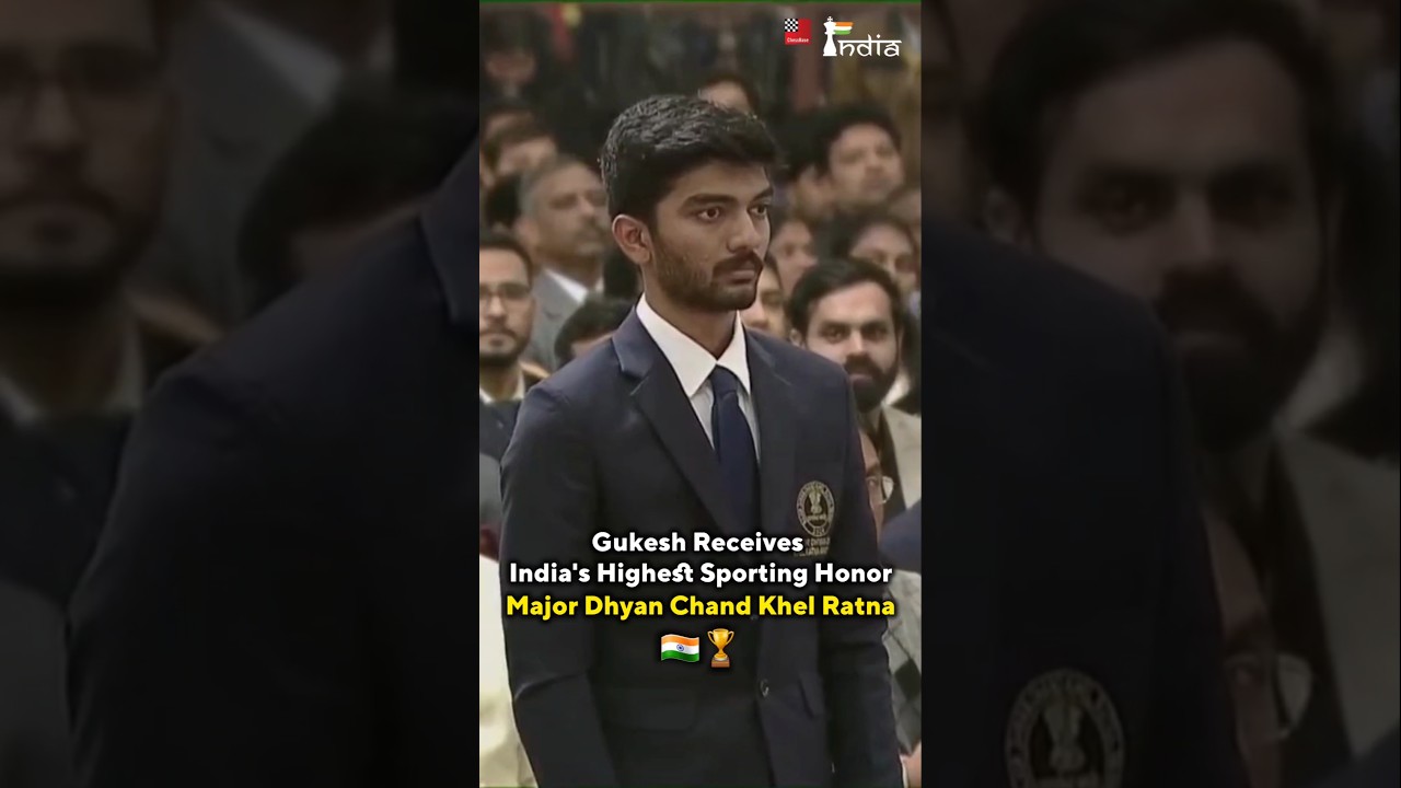 Gukesh gets highest sporting honour of India