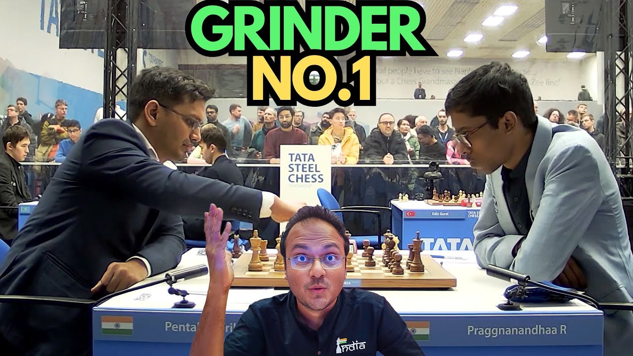 Praggnanandhaa is an absolute monster grinder | Harikrishna vs Pragg ...