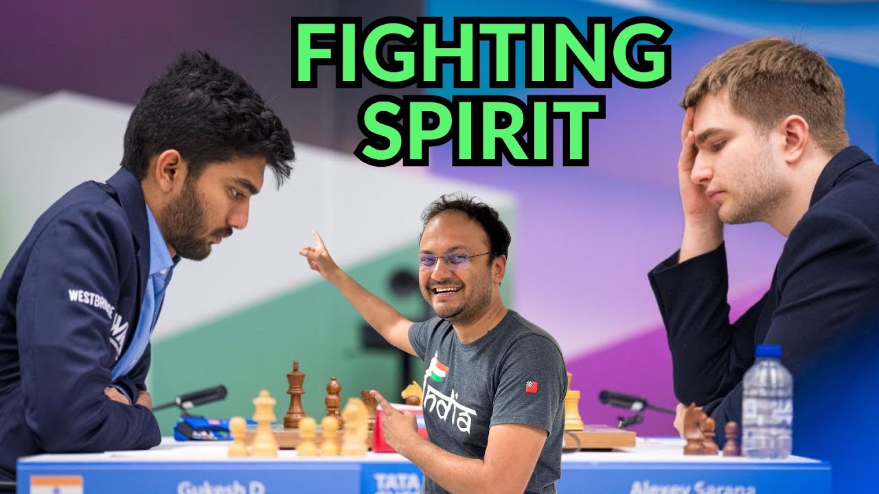 The World Champion’s fighting spirit | Sarana vs Gukesh | Tata Steel ...