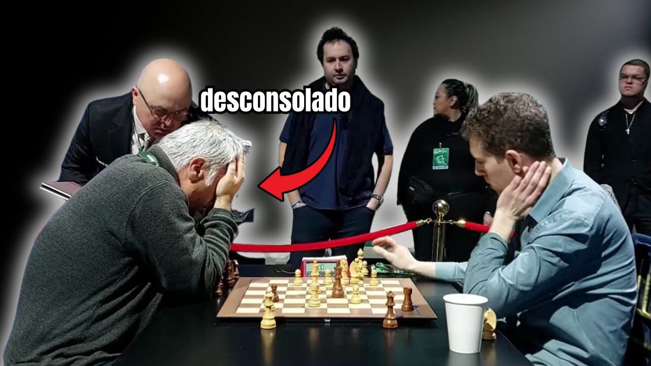 ¡GM LLORA DESCONSOLADO TRAS PERDER! (incluye reacción): Ivanchuk vs ...