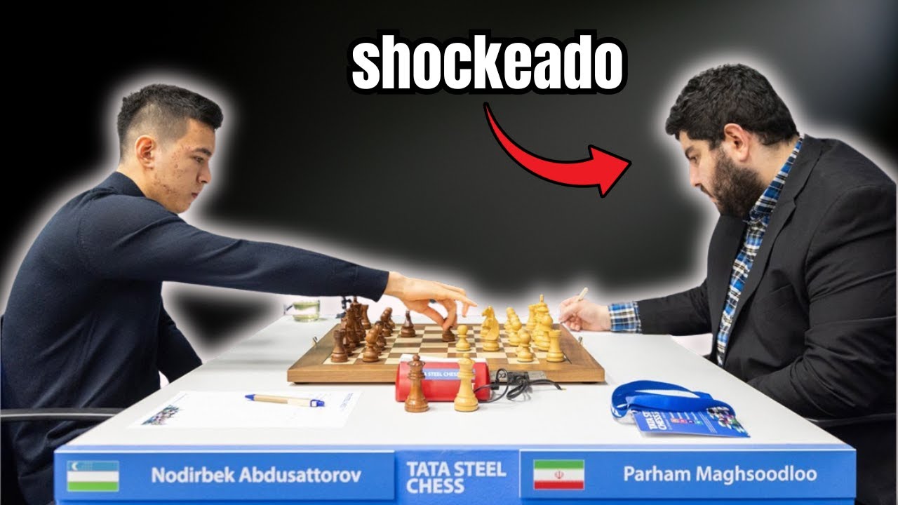 ¡ESTE JUEGO DE AJEDREZ TE DEJARÁ LOCO! ‍ : Maghsoodloo vs Abdusattorov ...