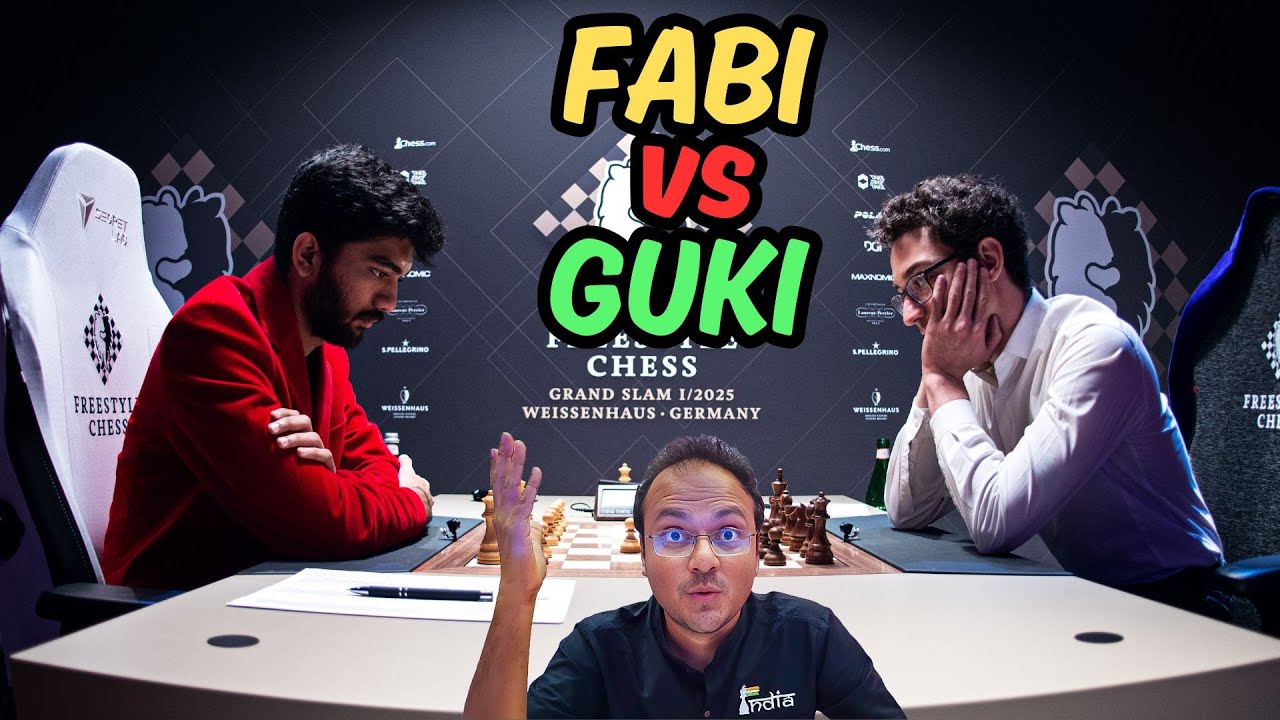 When Fabi shows his class! | Gukesh vs Caruana | Quarter Finals at ...