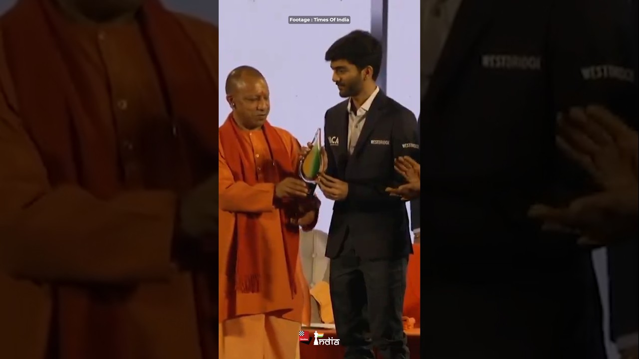 Gukesh receives a prestigious award!