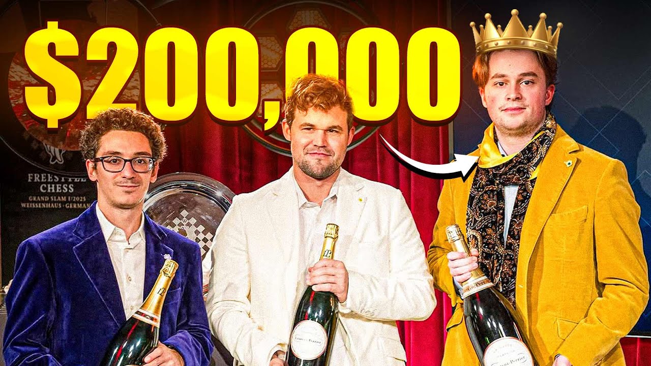 Vincent Keymer Wins $200,000 | Closing Ceremony of Weissenhaus ...