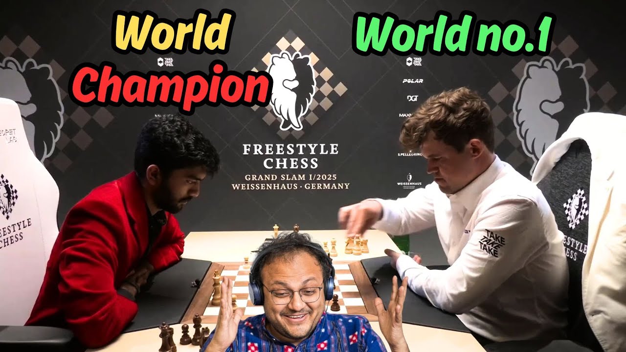 World Champion Gukesh vs World no.1 Magnus Carlsen | Freestyle Chess 2025