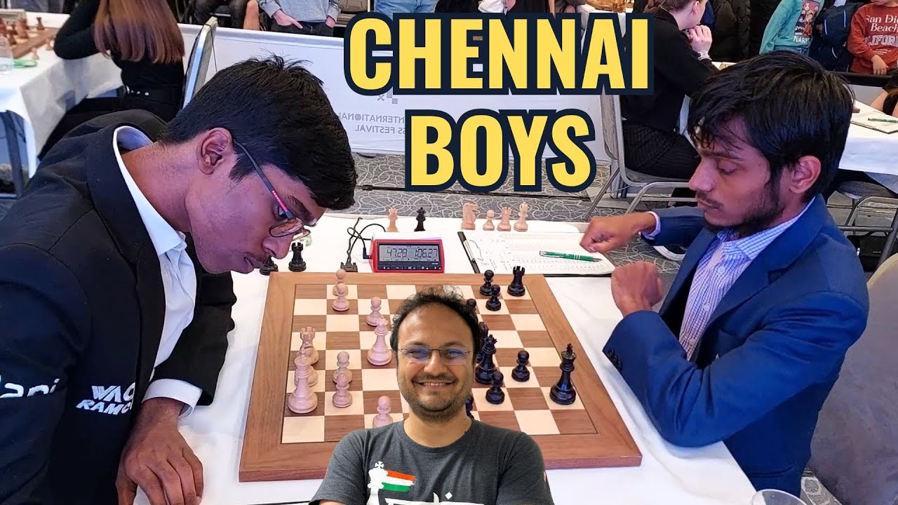 Praggnanandhaa vs Aravindh | Friends off the board, Rivals on it ...