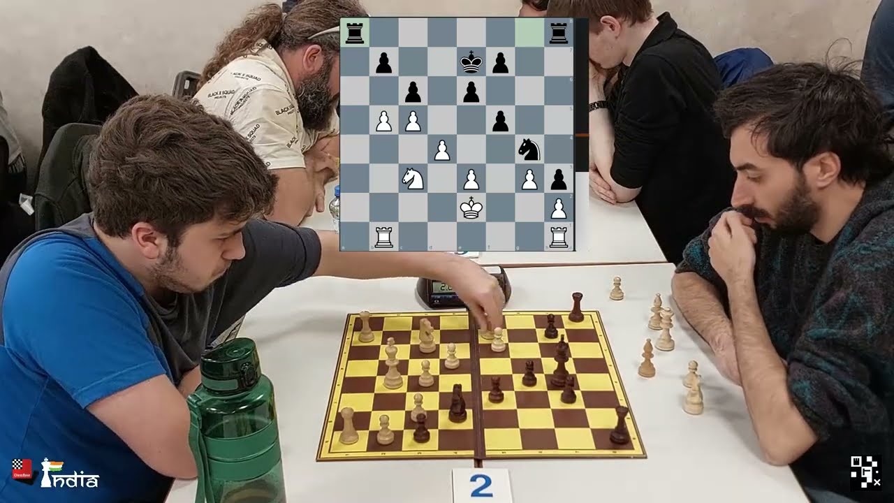 Exchange Blunder in Double Rook & Knight Endgame - FM Henrik v Ivan ...