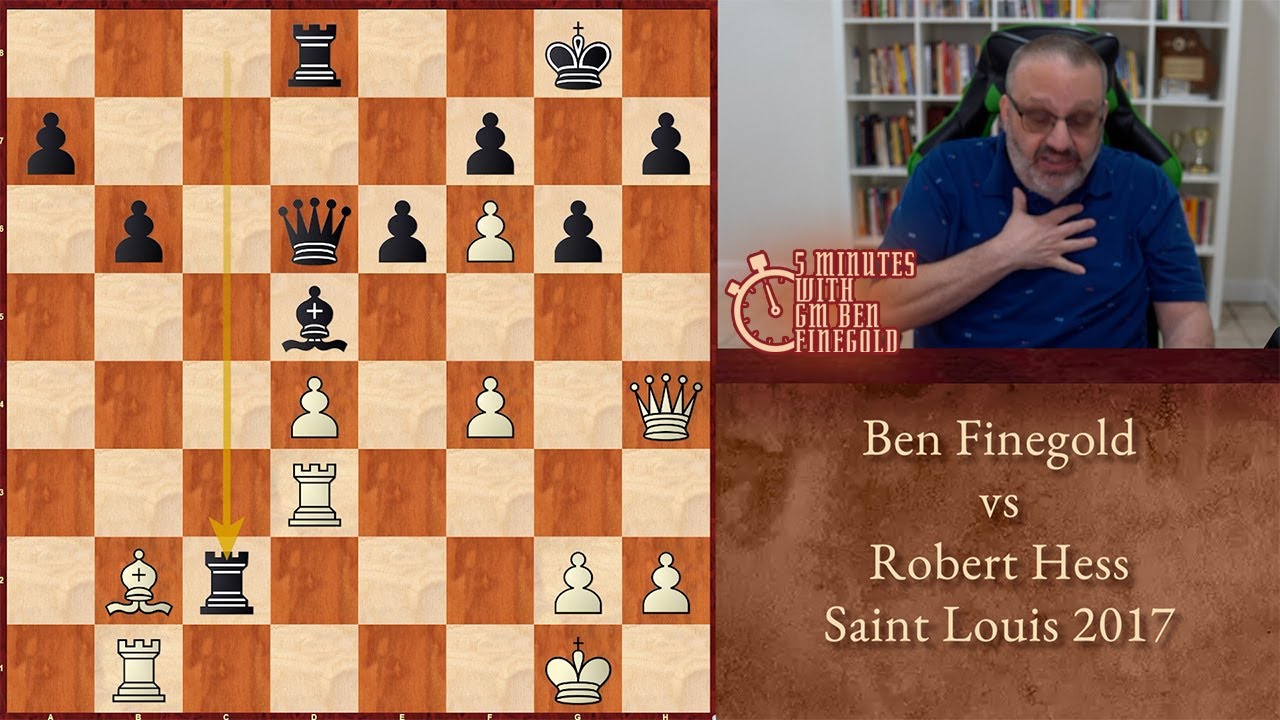 Five Minutes with Ben: Ben Finegold vs Robert Hess, Saint Louis 2017