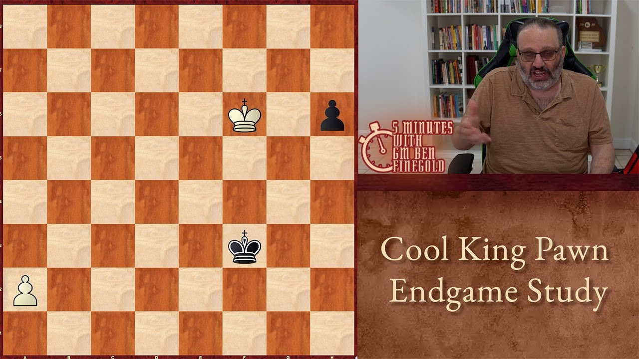 Five Minutes with Ben: Cool King Pawn Endgame Study