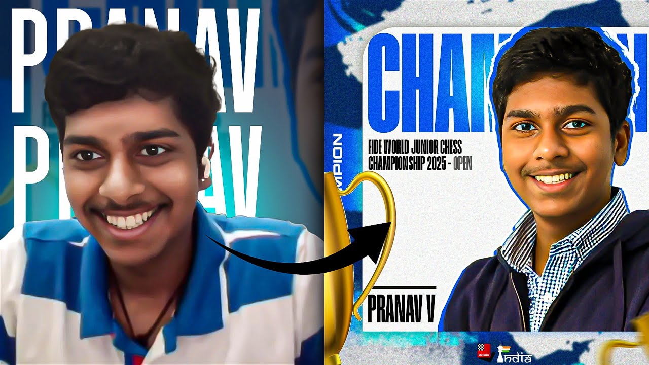 Meet the World Junior Champion 2025 Pranav V. and check out his crazy ...