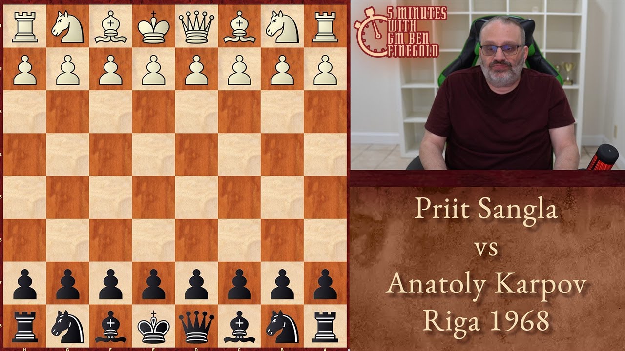 Five Minutes with Ben: Priit Sangla vs Anatoly Karpov, Riga 1968