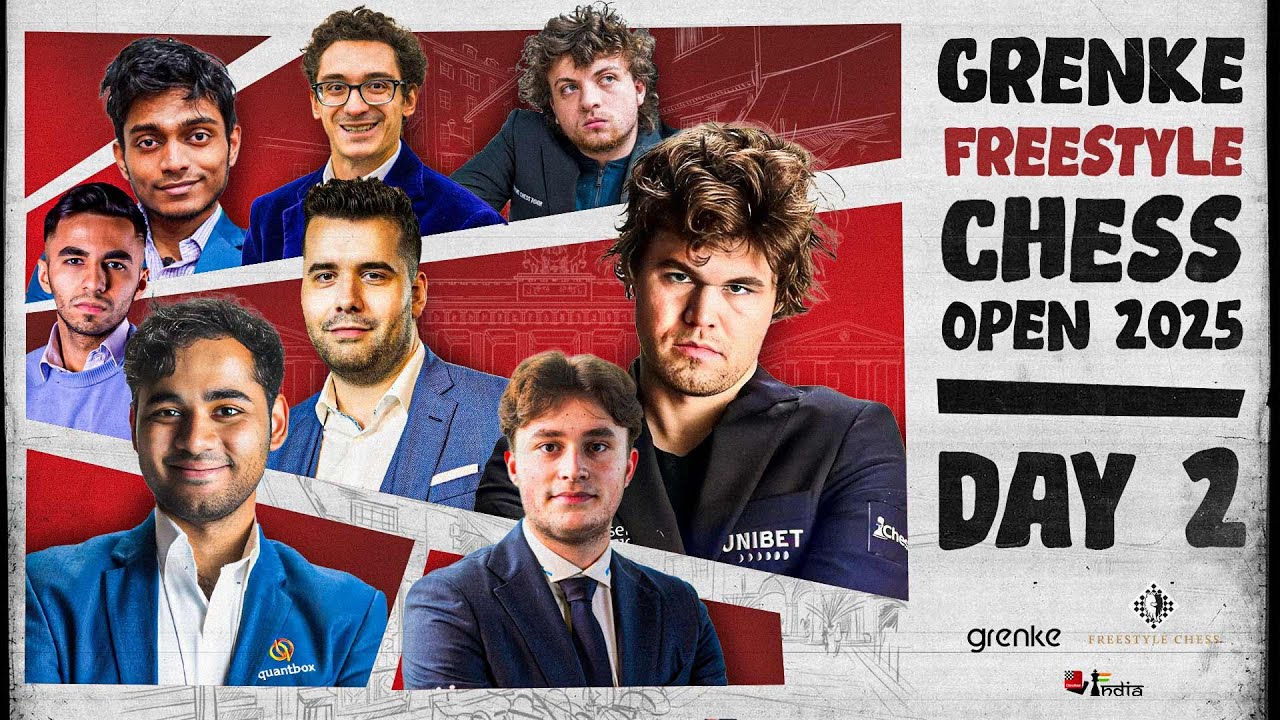 Grenke Open 2025 Freestyle Chess Round 3 | ft. Leon vs Nepo, Carlsen, Niemann, Arjun, Harshit