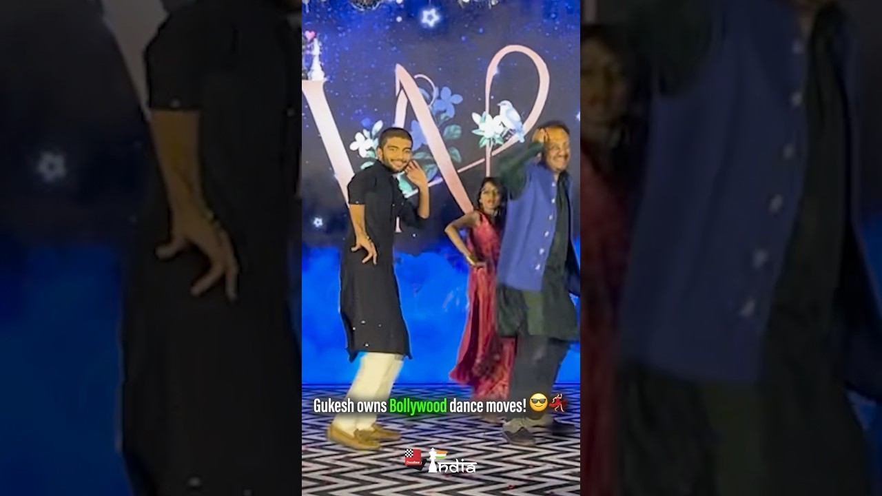 Gukesh’s Crazy Bollywood Dance #gukesh #chess #bollywood