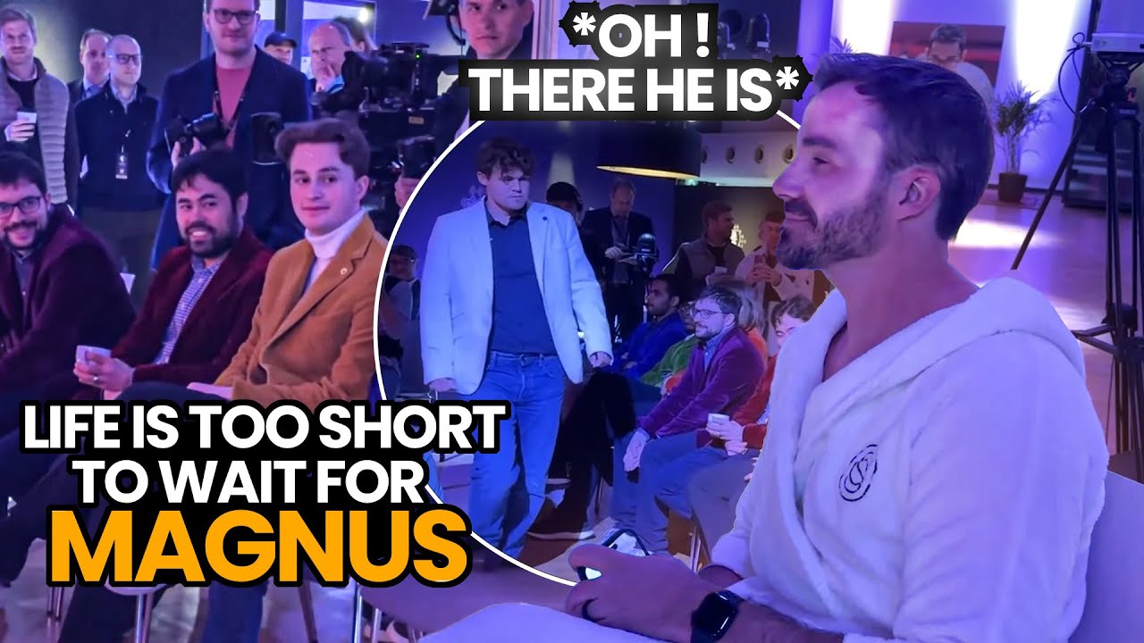 Life Is Too Short To Wait For Magnus Carlsen - Daniel Rensch In Bathrobe