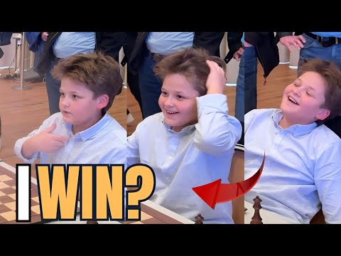 This 10-year-old boy cannot believe that his IM opponent made an ...