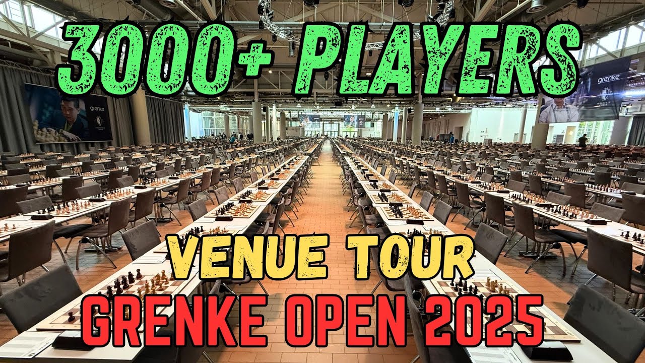 The venue tour of world’s biggest chess tournament | 3000+ players at Grenke Open 2025