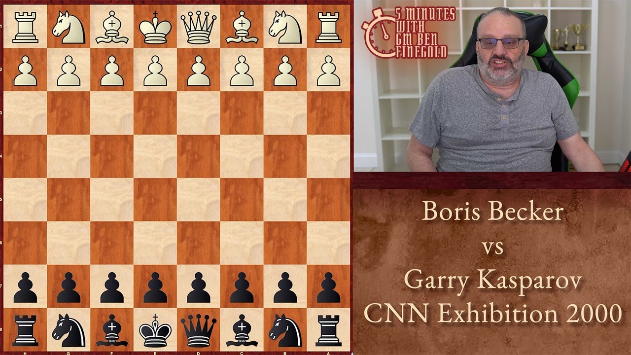 Five Minutes with Ben: Boris Becker vs Garry Kasparov, CNN Exhibition 2000