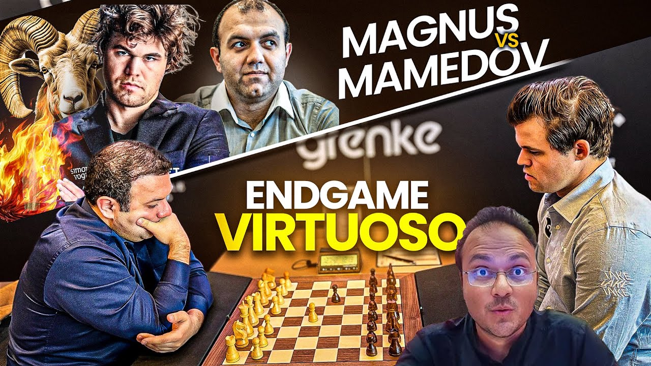 Magnus Carlsen’s most beautiful endgame | Mamedov vs Carlsen | Grenke Chess 2025