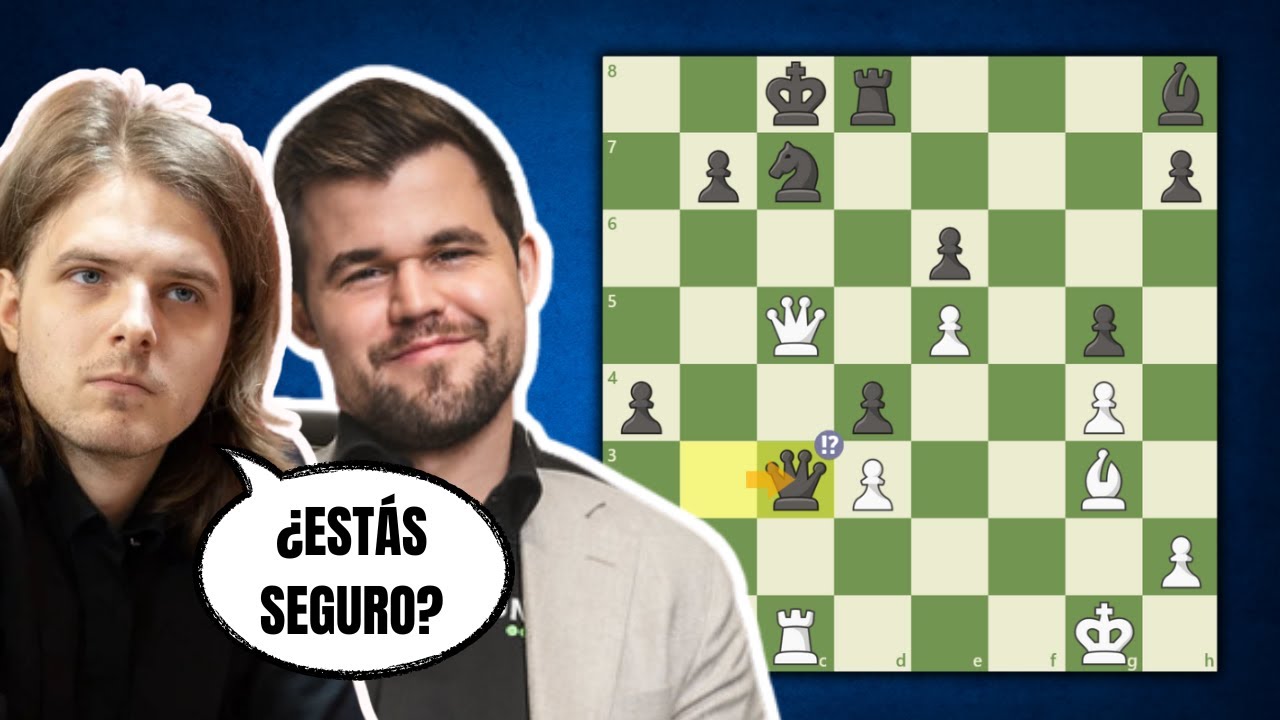 ¡SACRIFICA LA DAMA PARA NO EMPATAR! : Rapport vs Carlsen (Freestyle ...