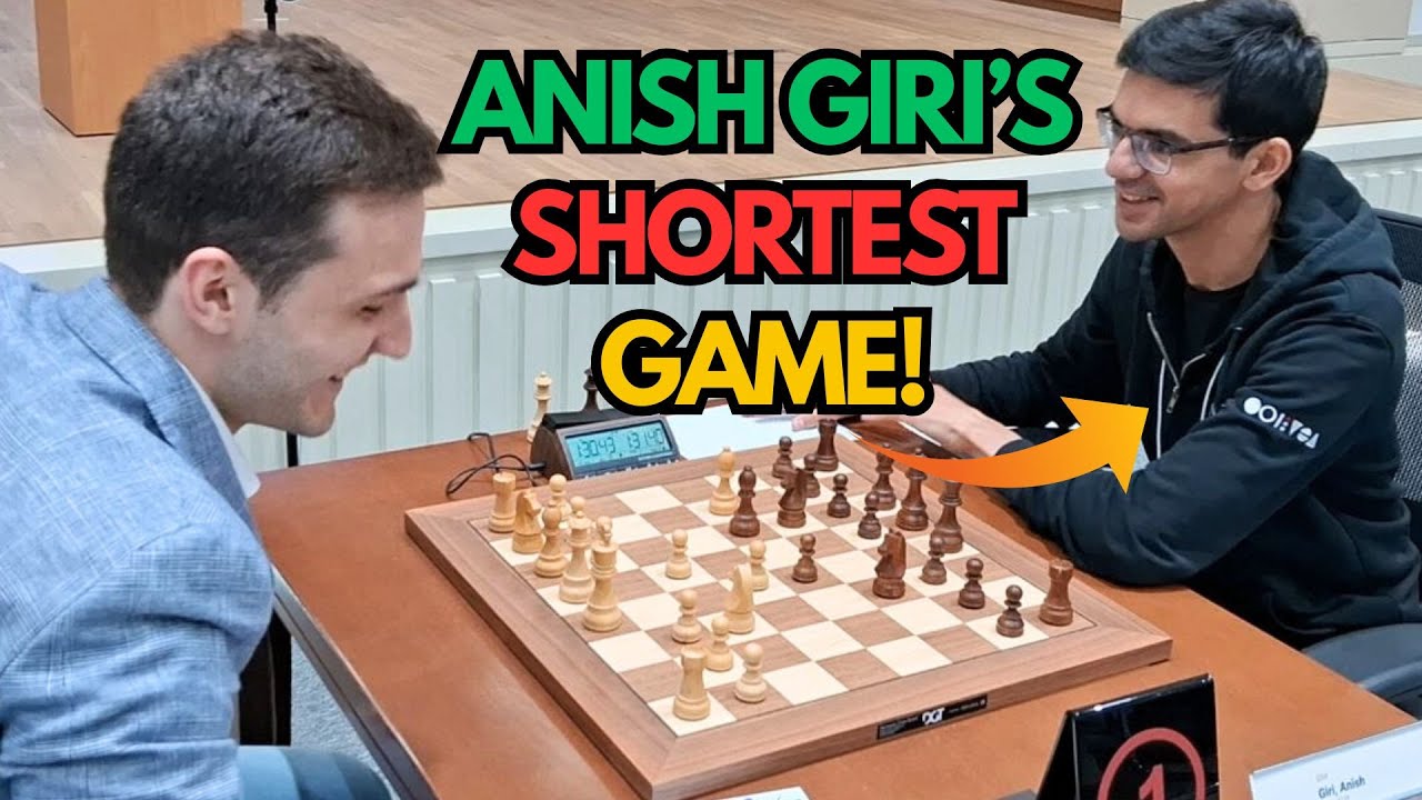 Anish Giri’s shortest game recorded! | Velimir Ivic vs Anish Giri ...