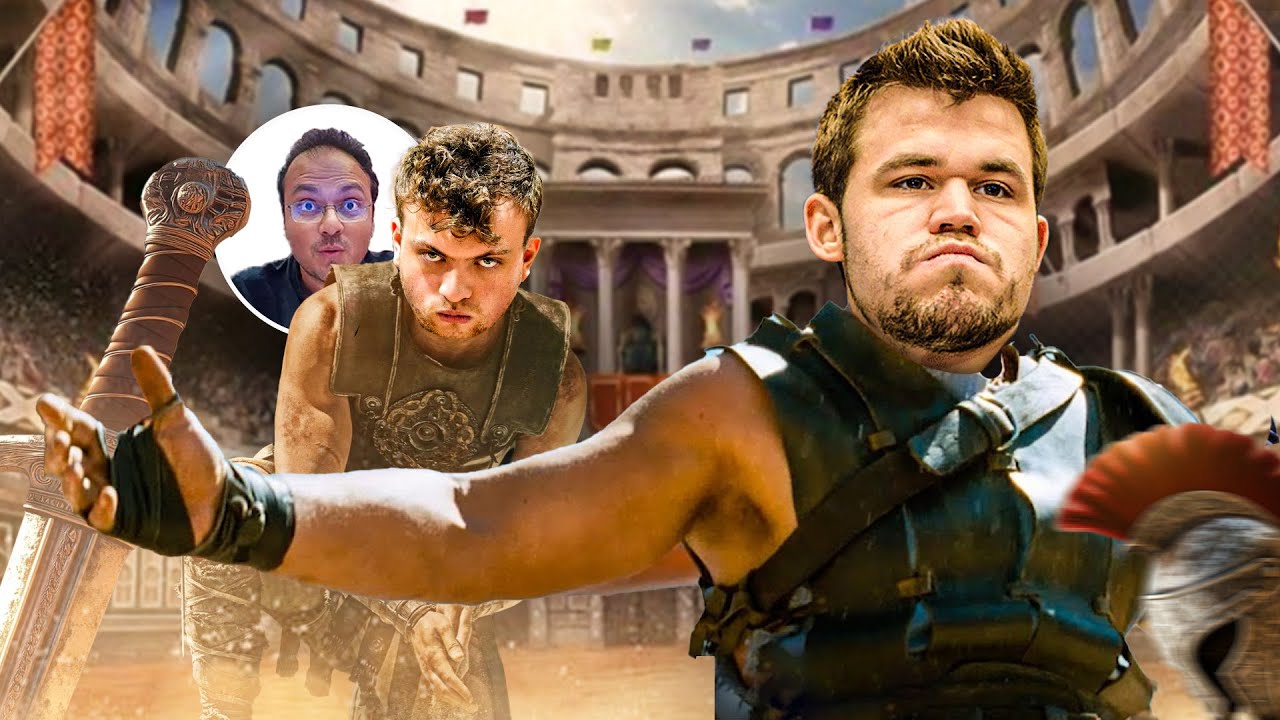 Are you not entertained? | Magnus Carlsen vs Hans Niemann | World Blitz ...