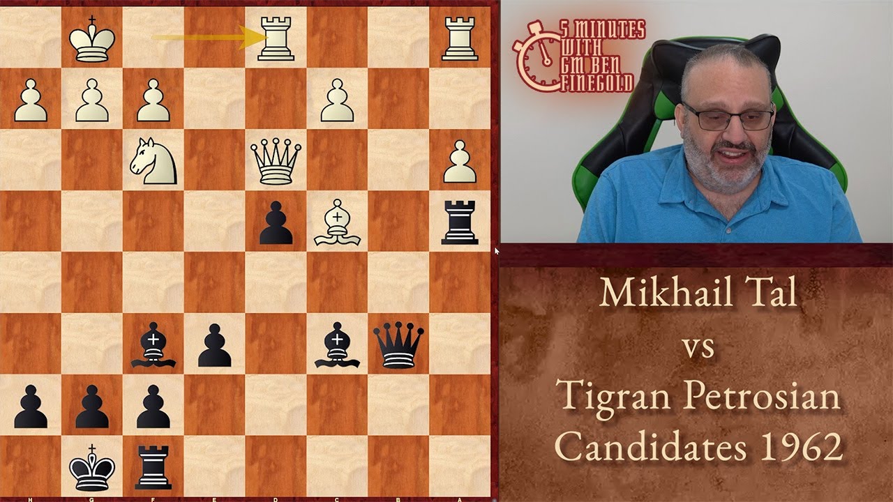 Five Minutes with Ben: Mikhail Tal vs Tigran Petrosian, Candidates 1962