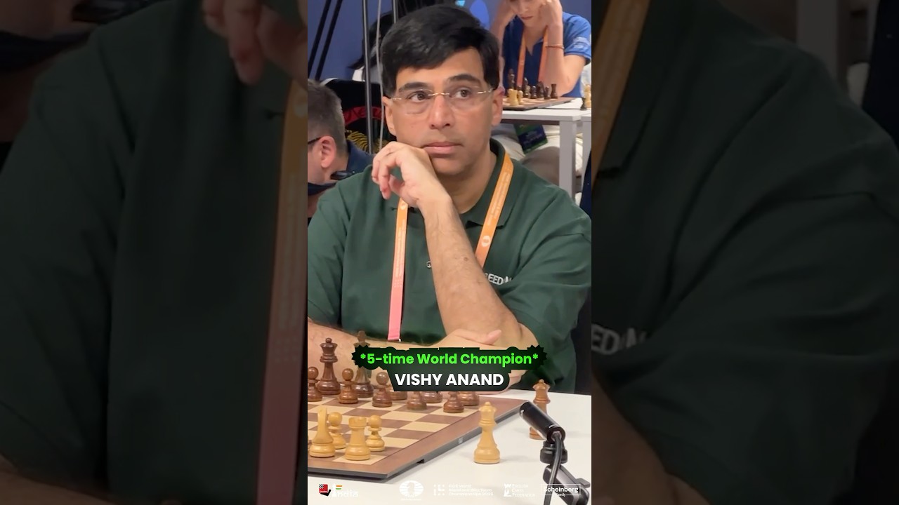 Legend Vishy Anand CRUSHES India No.1! #chess #vishyanand